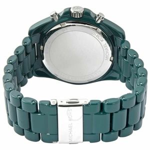 Michael Kors | Accessories | Nwt Mk Bradshaw Teal Coated Chronograph ...